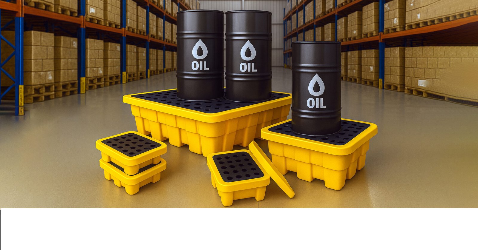 Spill Pallet Solutions in Pakistan for Oil, Chemical & Industrial Safety